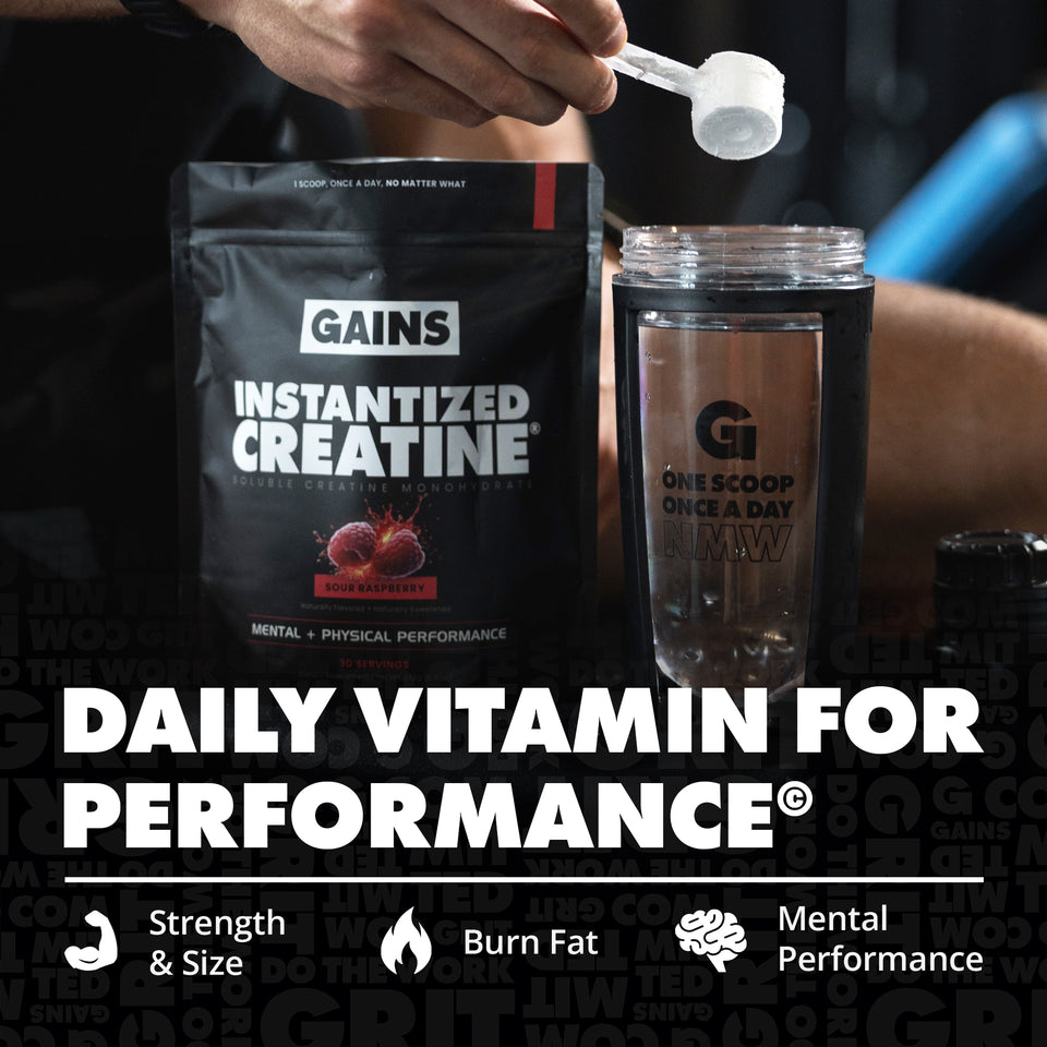 Instantized Creatine - Sour Raspberry – Gains in Bulk