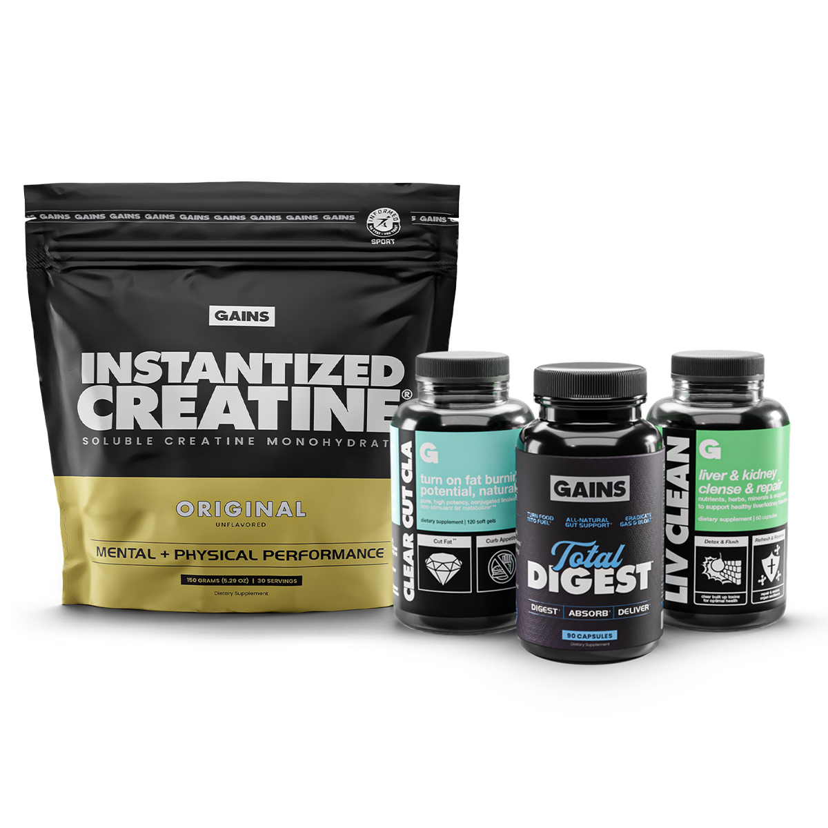Instantized Creatine + FAT LOSS STACK – Gains in Bulk